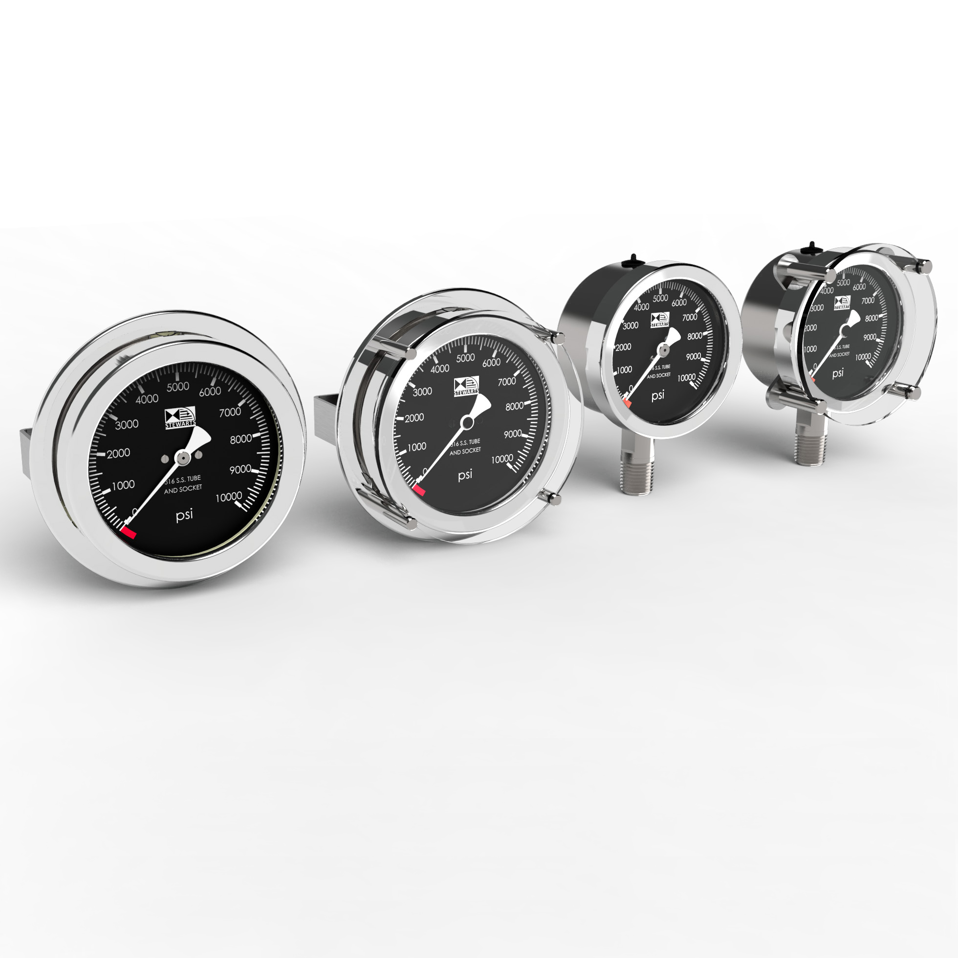 Subsea Stainless Steel Pressure Gauge - Scabex Kft